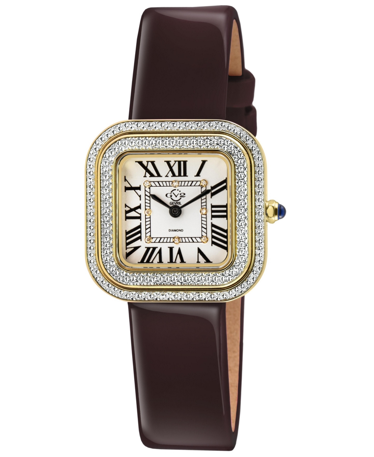 Click here for GV2 by Gevril Womens Bellagio Swiss Quartz Burgand... prices