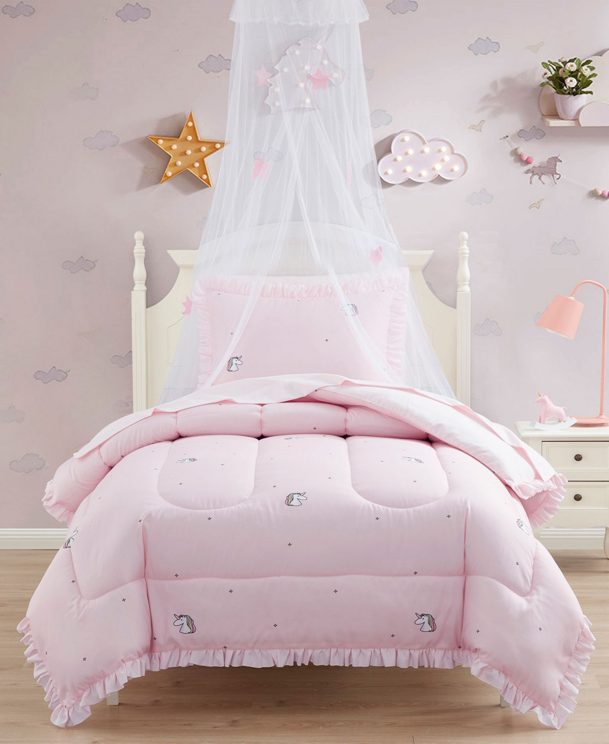 Click here for Sweet Home Collection Kids Unicorn 5-Piece Comfort... prices