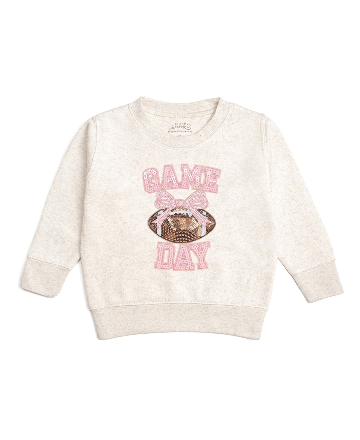 Click here for Sweet Wink Toddler Girls Game Day Sequin Patch Swe... prices