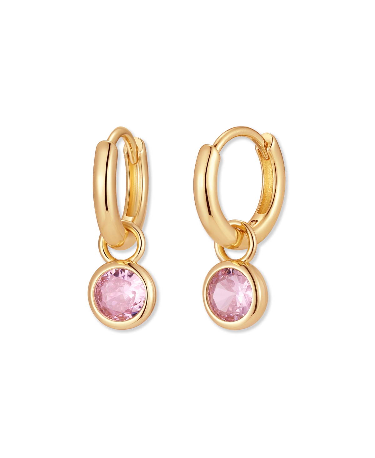 Click here for brook & york Gold-Plated Matilda Birthstone Hoop E... prices