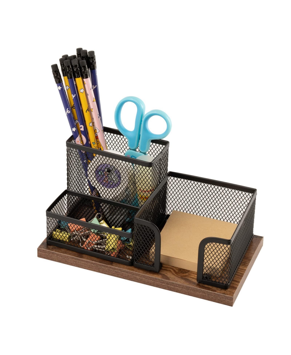 Click here for Danrong Antique Wood Mesh Desk Organizer 3 Compart... prices