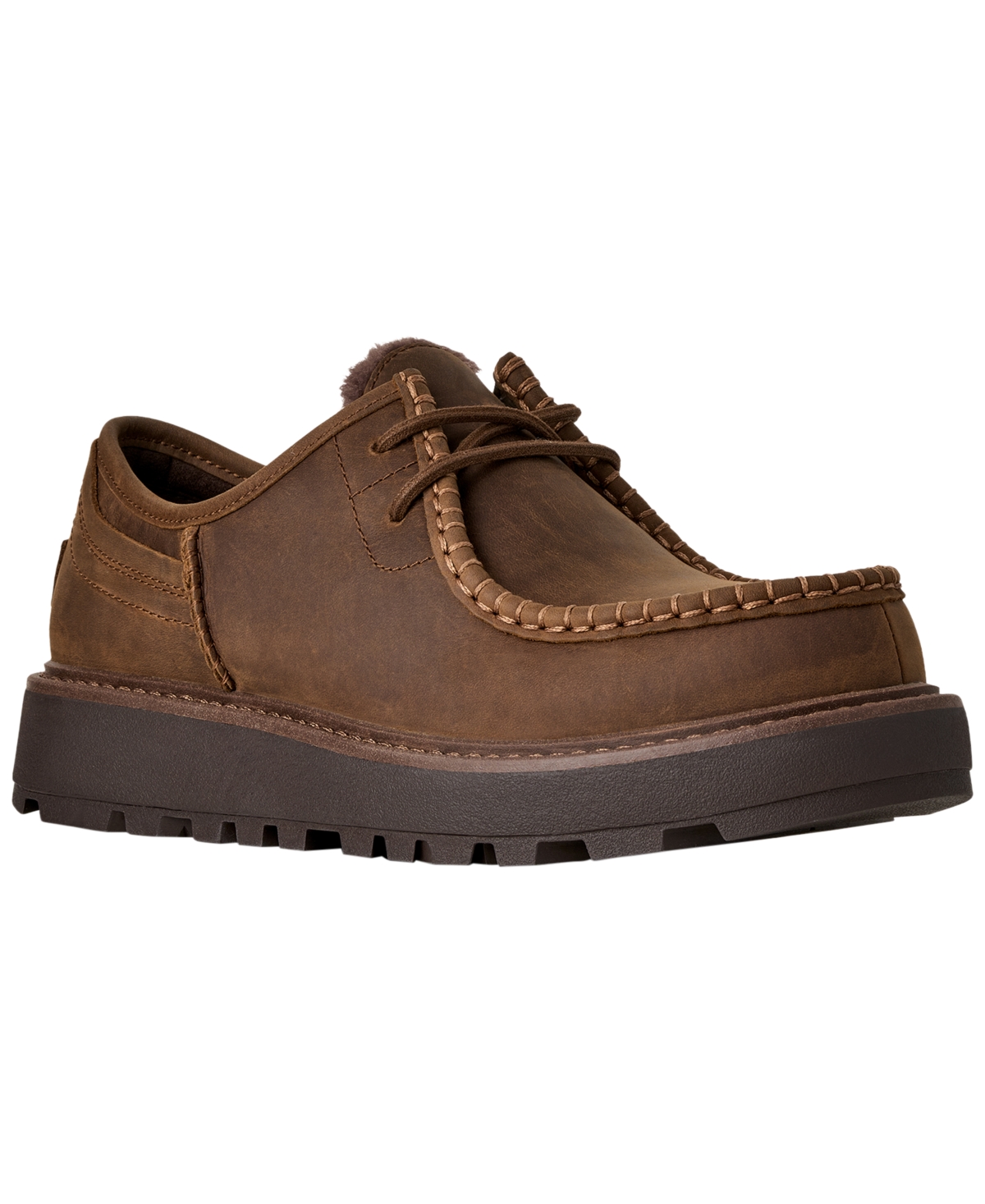 Click here for Ugg Mens Loften Leather Loafers - Oak prices