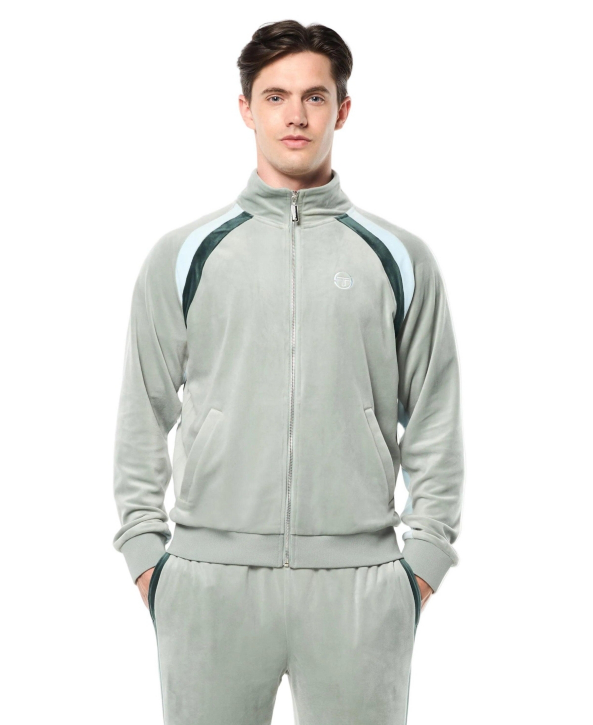 Click here for Sergio Tacchini Mens Banda Velour Track Jacket - S... prices