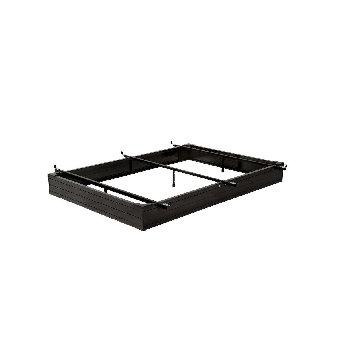 Click here for Glenwillow Home Interlock Metal Bedbase Matte - Bl... prices