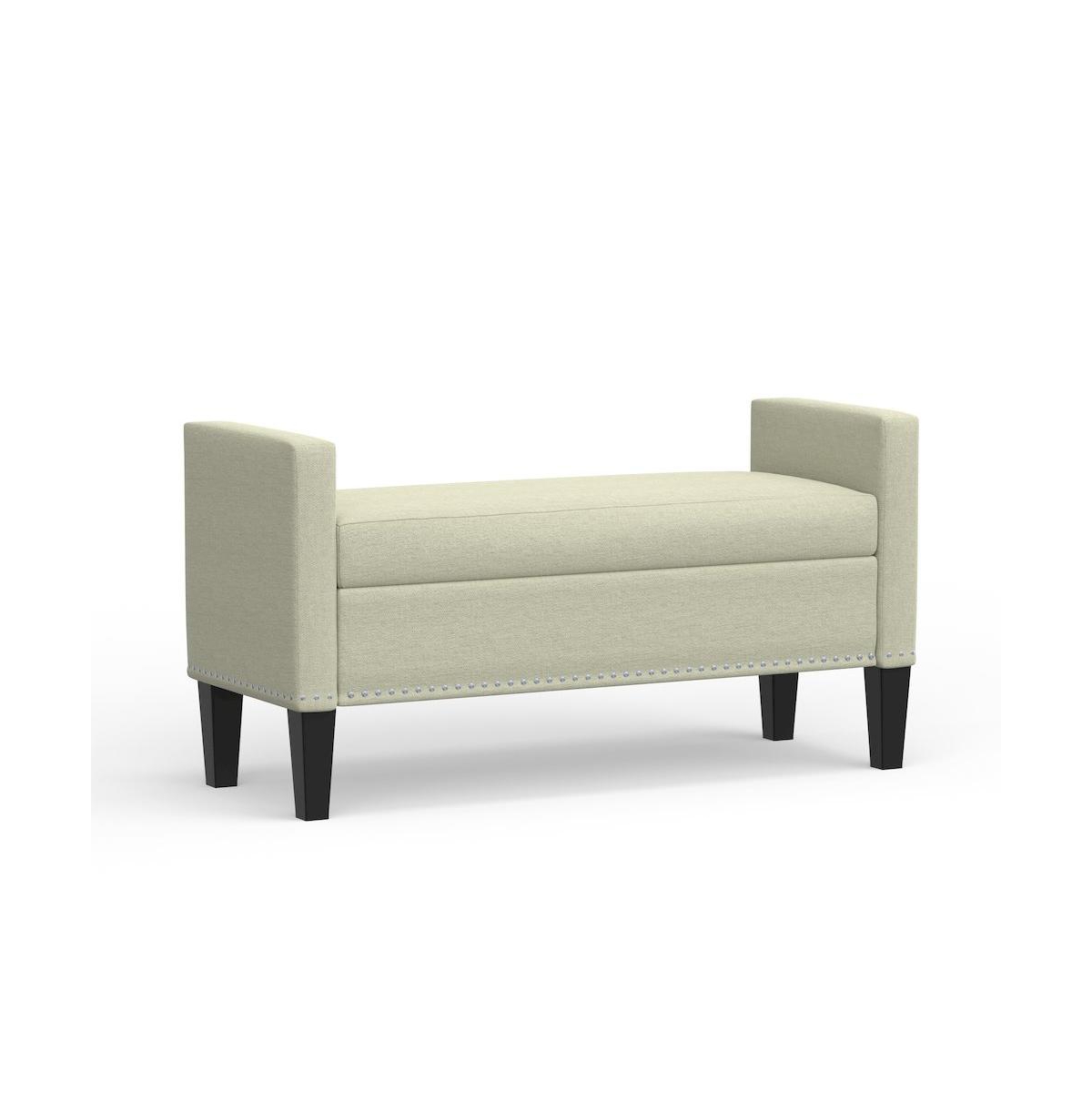 Click here for Glenwillow Home Storage Bench with Arms  Nailhead... prices