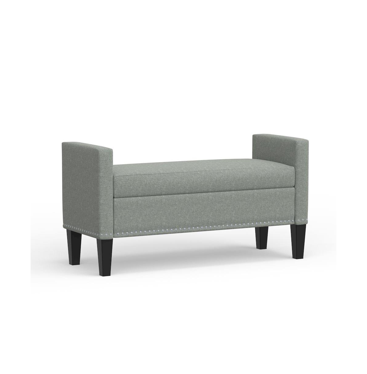 Click here for Glenwillow Home Storage Bench with Arms  Nailhead... prices