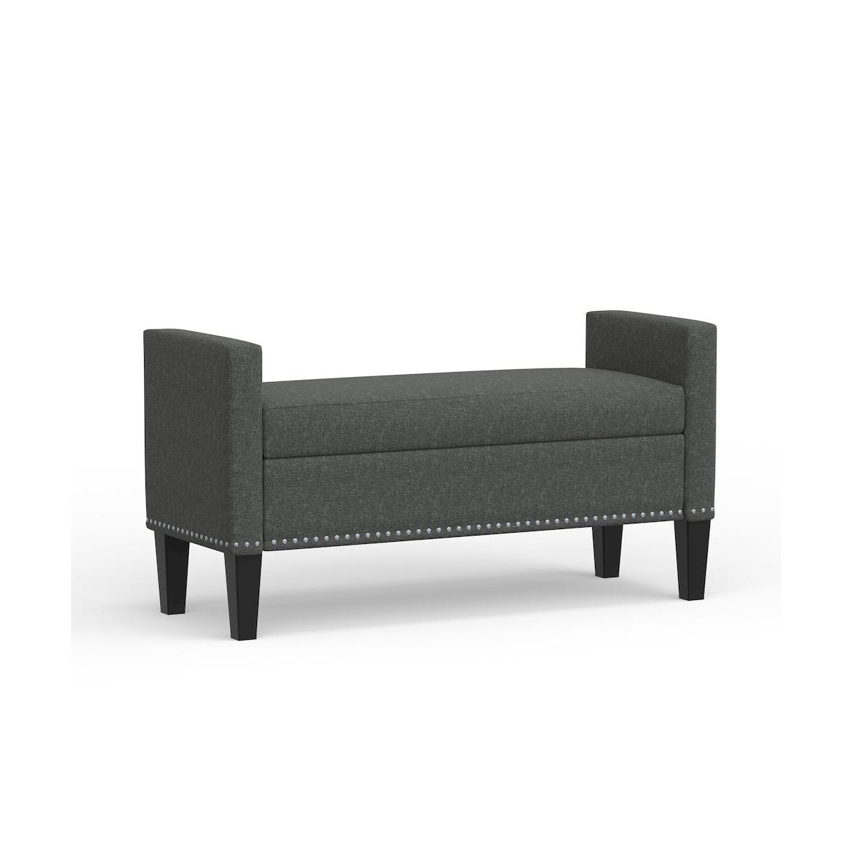 Click here for Glenwillow Home Storage Bench with Arms  Nailhead... prices