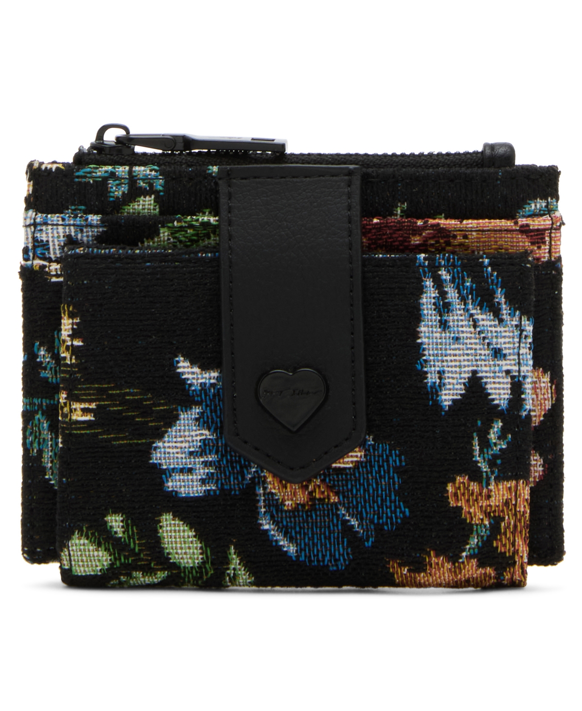 Click here for Betsey Johnson Tapestry Snap Wallet - Black Foral prices