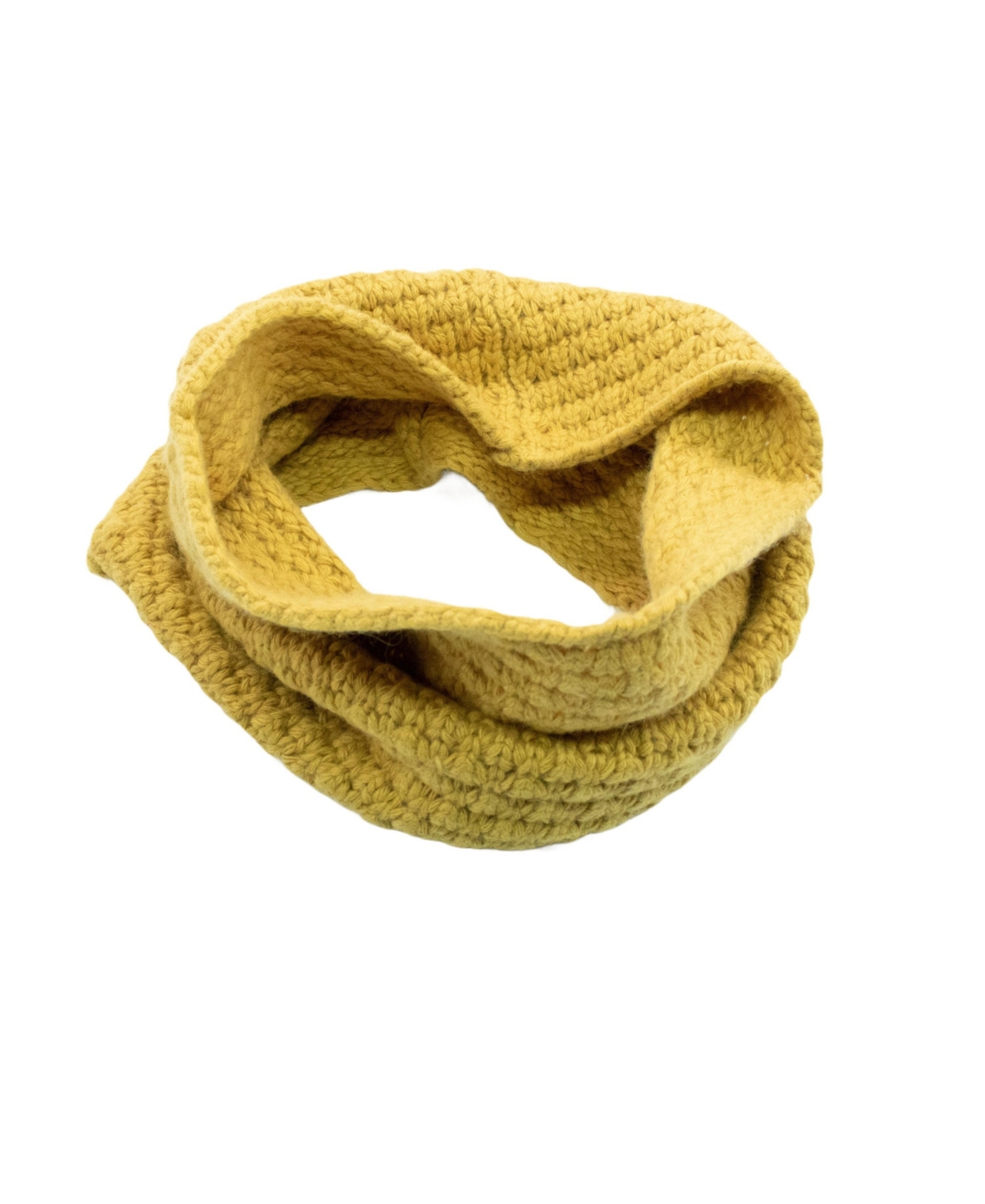 Click here for Portolano Chunky Neckwarmer Scarf - Mustard prices