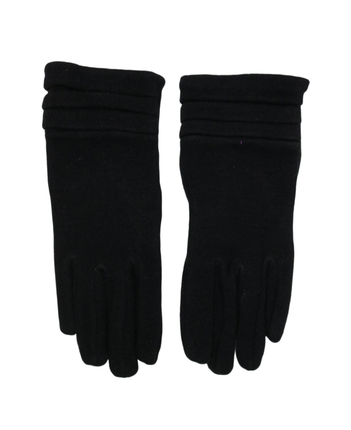 Click here for Portolano Pleated Cuff Gloves - Black prices