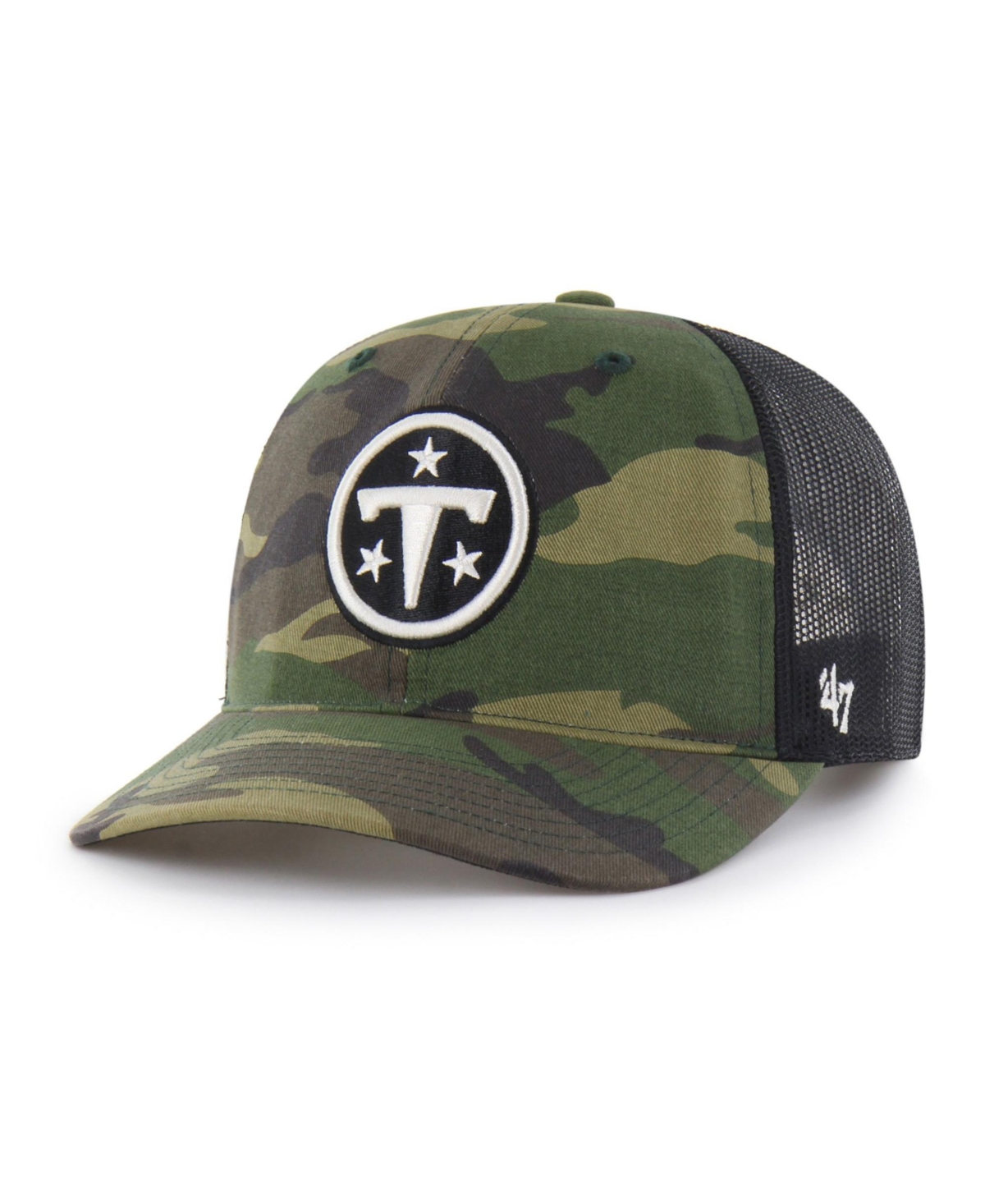 Click here for 47 Brand Mens Camo Tennessee Titans Trucker Adjust... prices