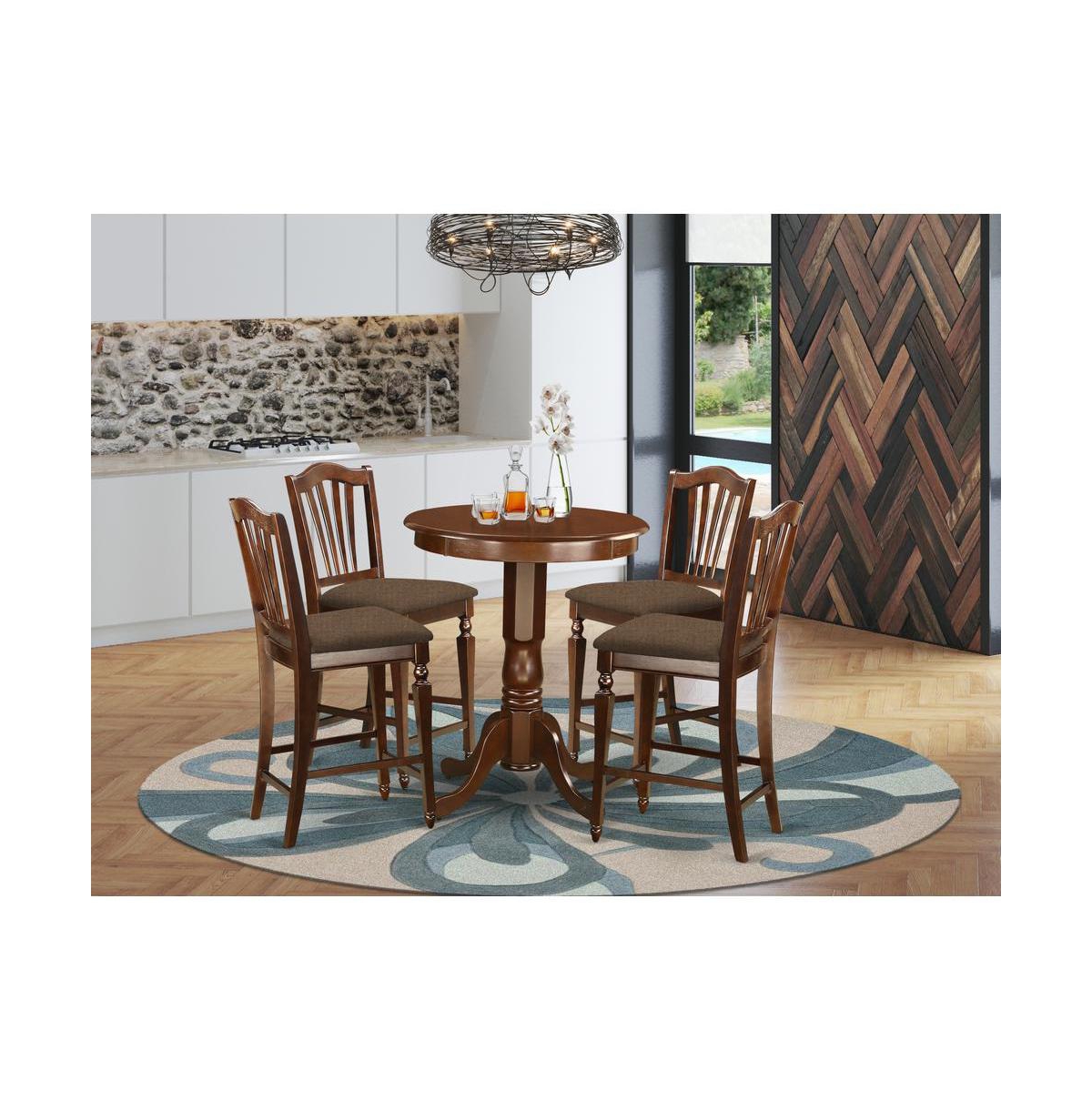 Click here for East West Furniture 5 Pc counter height set - high... prices