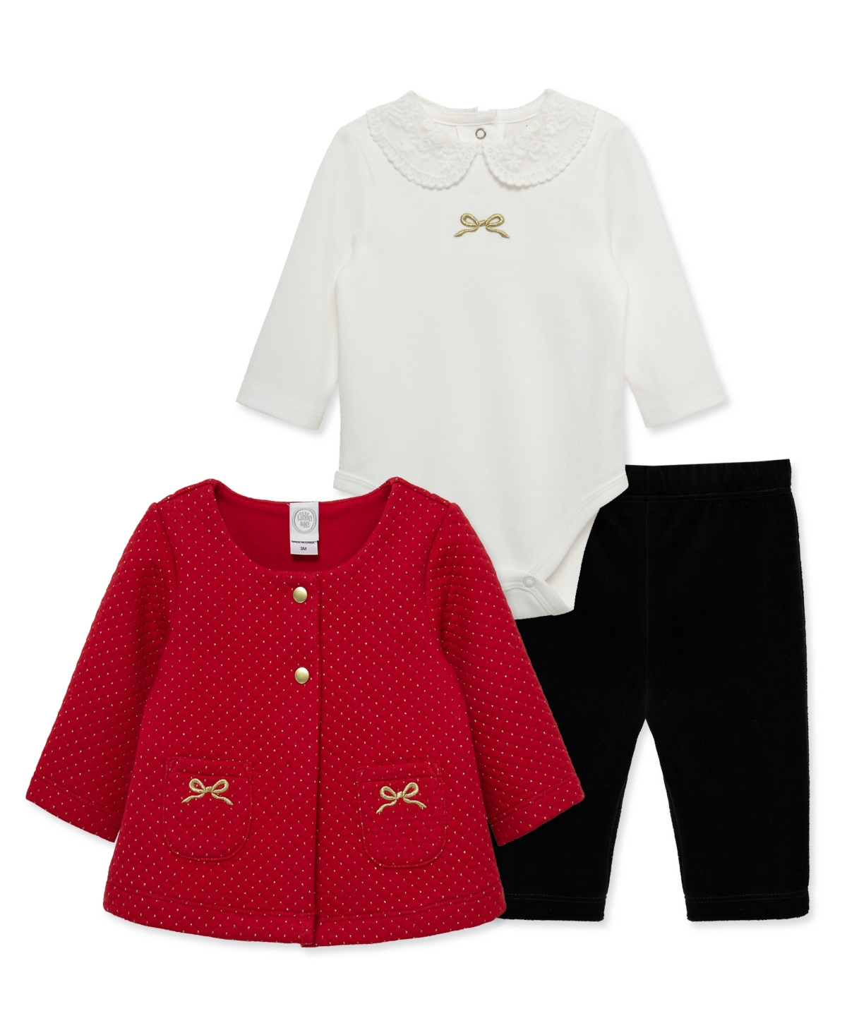 Click here for Little Me Baby Girls Bow Embellished Cardigan  Bod... prices