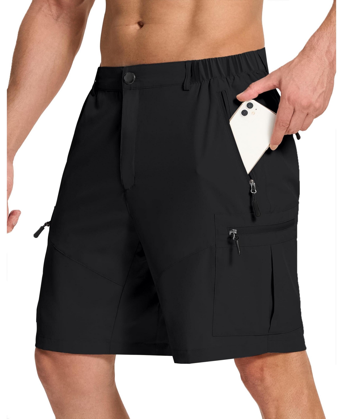 Click here for Piscifun Mens Hiking Cargo Shorts 6 Zipper Pockets... prices