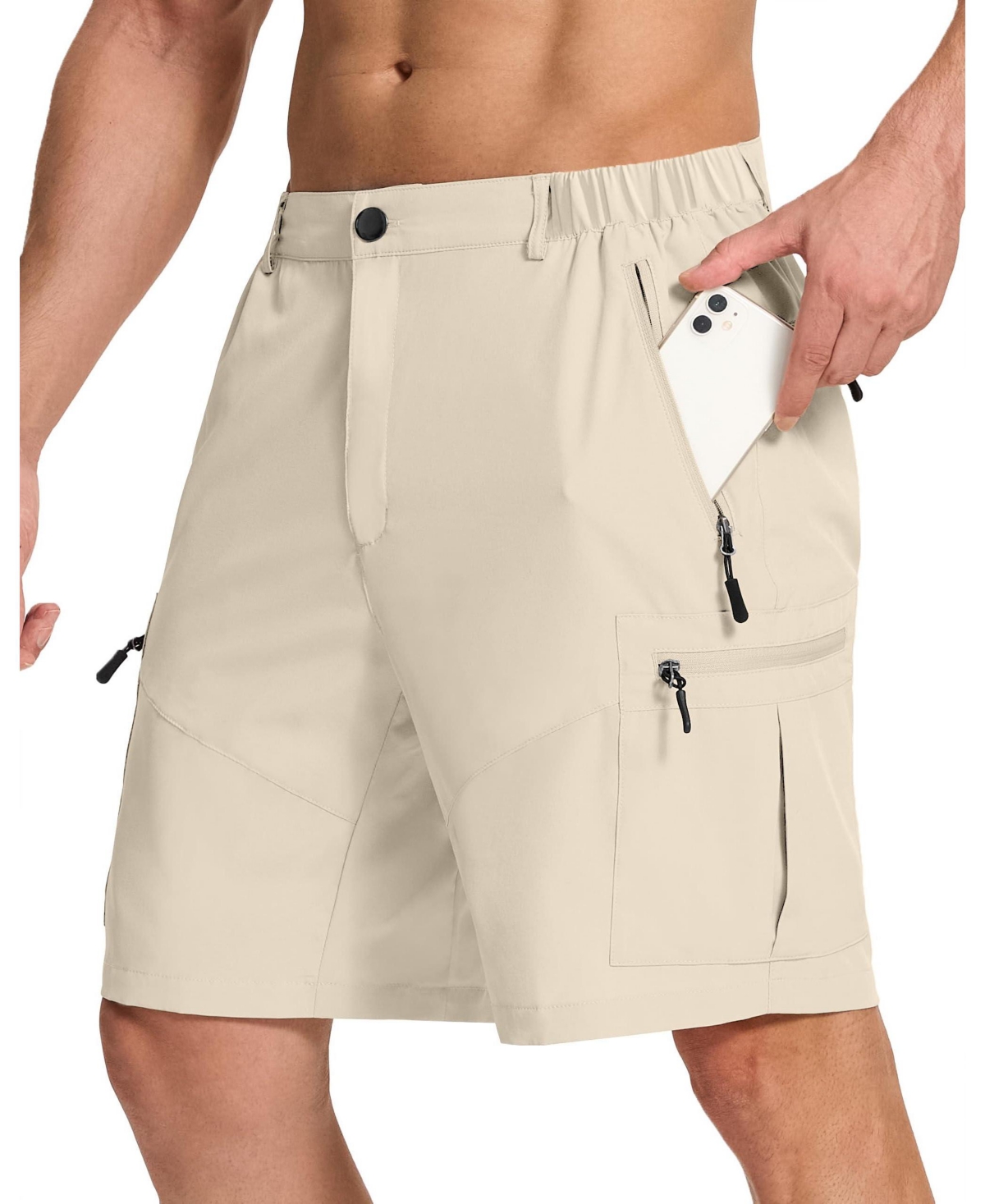 Click here for Piscifun Mens Hiking Cargo Shorts 6 Zipper Pockets... prices
