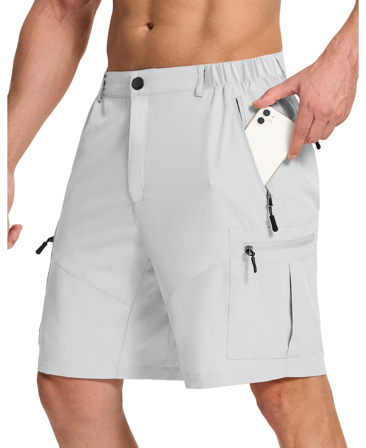 Click here for Piscifun Mens Hiking Cargo Shorts 6 Zipper Pockets... prices