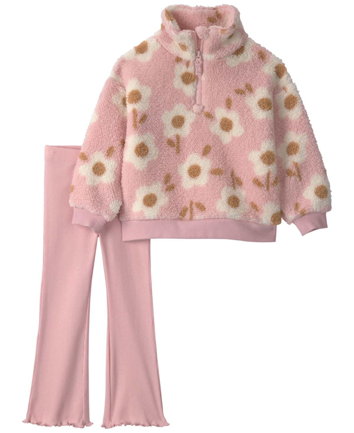 Click here for Carters Baby Girls Floral Teddy Top and Fleece Lay... prices