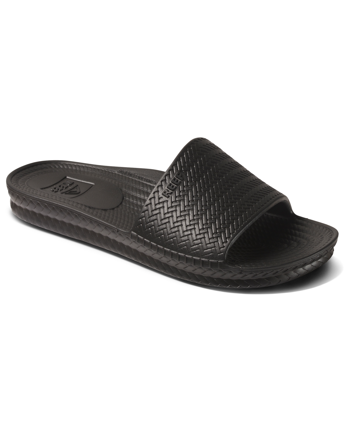 Click here for Reef Womens Water Scout Slip-On Sandals - Black prices