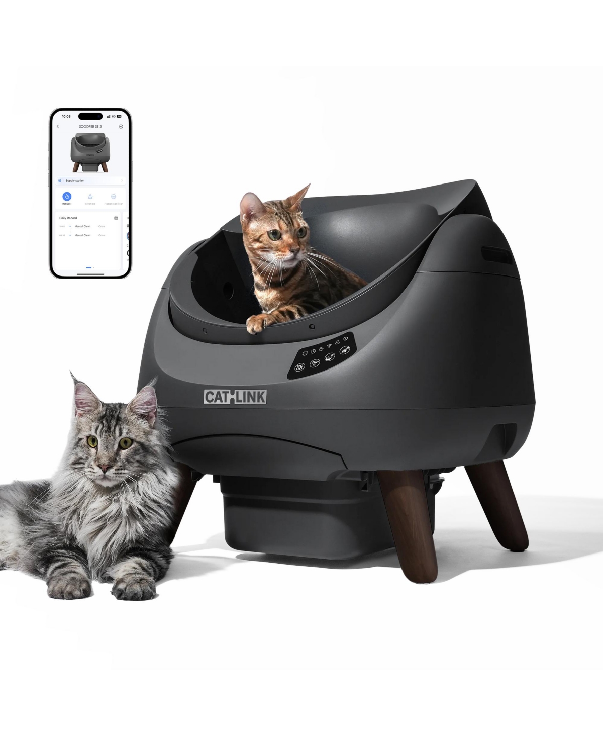 Click here for Catlink Open Top Self-Cleaning Litter Box  Multi-C... prices