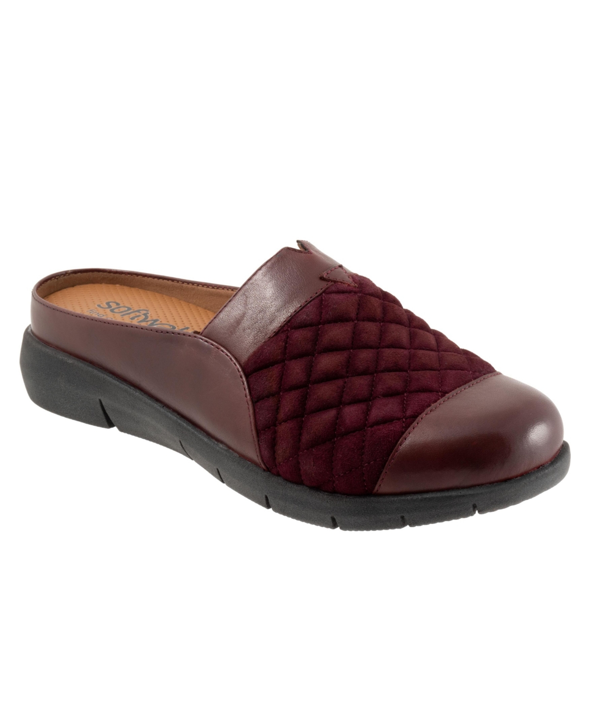 Click here for Softwalk Womens San Marcos Quilted Clog - Cherry s... prices