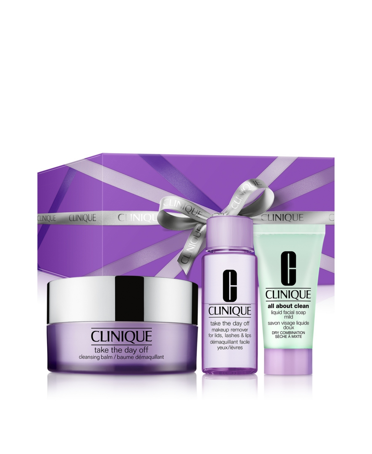 Click here for Clinique 3-Piece The Cleansing Edit Trio Gift Set prices