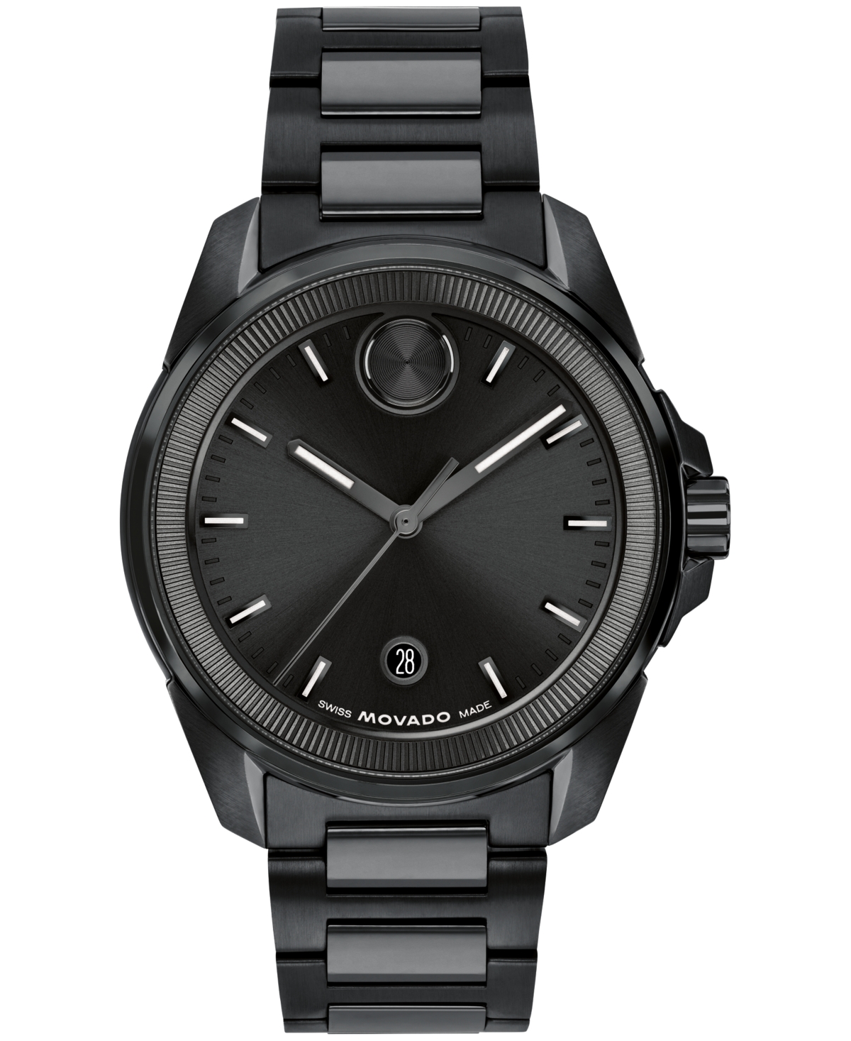Click here for Movado Mens Bold Verso Black Stainless Steel Watch... prices