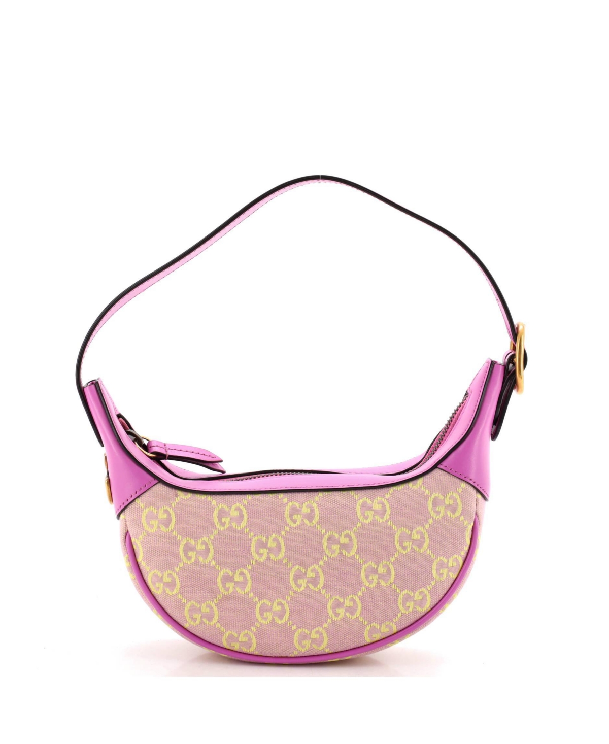 Click here for Pre-Owned Gucci Mini Ophidia Half Moon Bag Gg Canv... prices