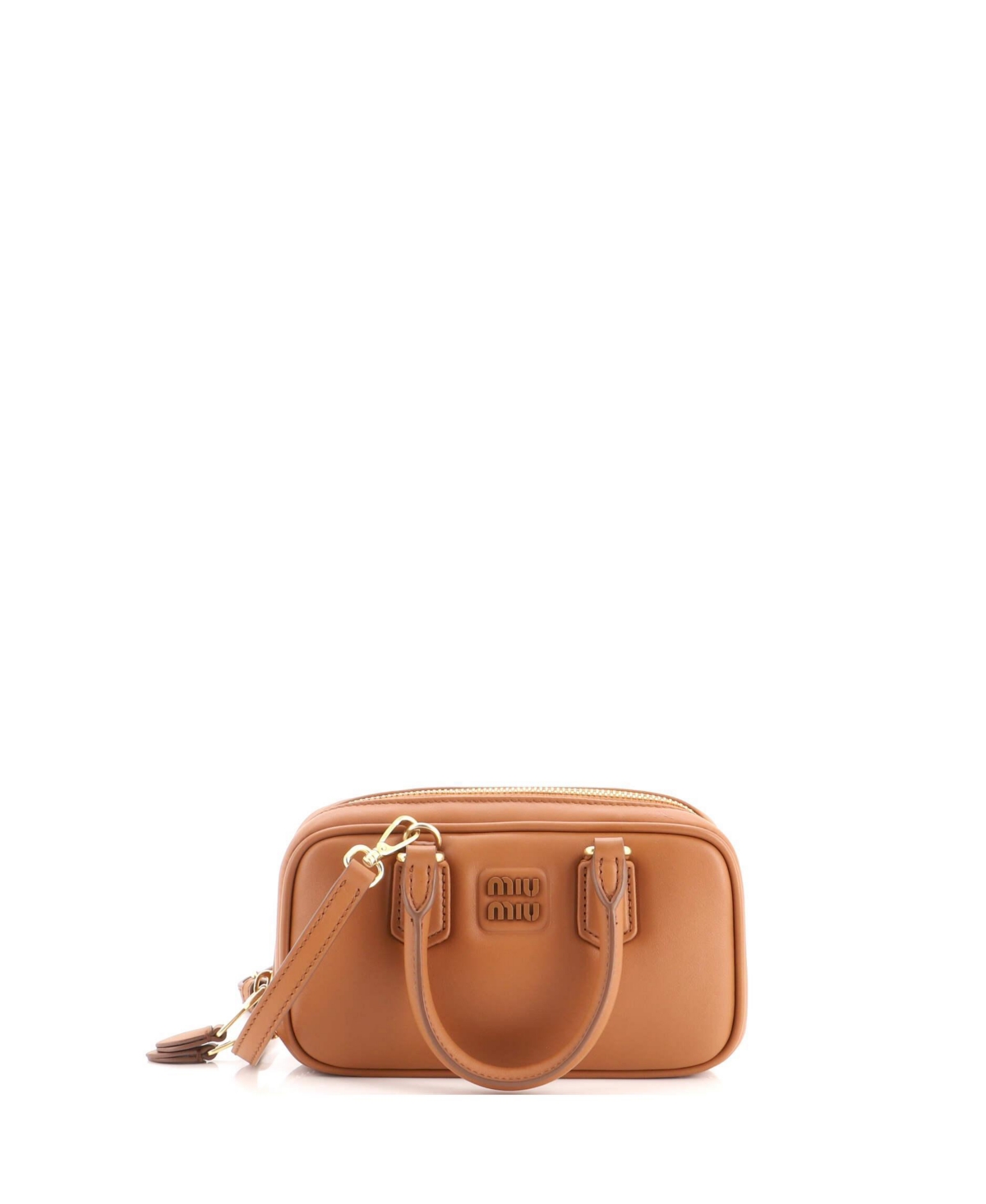 Click here for Pre-Owned Miu Miu Mini Arcadie Top Handle Bag Leat... prices