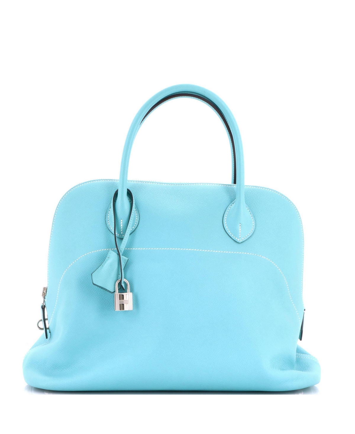 Click here for Pre-Owned Hermes 35 Bolide Relax Bag Epsom - Blue prices