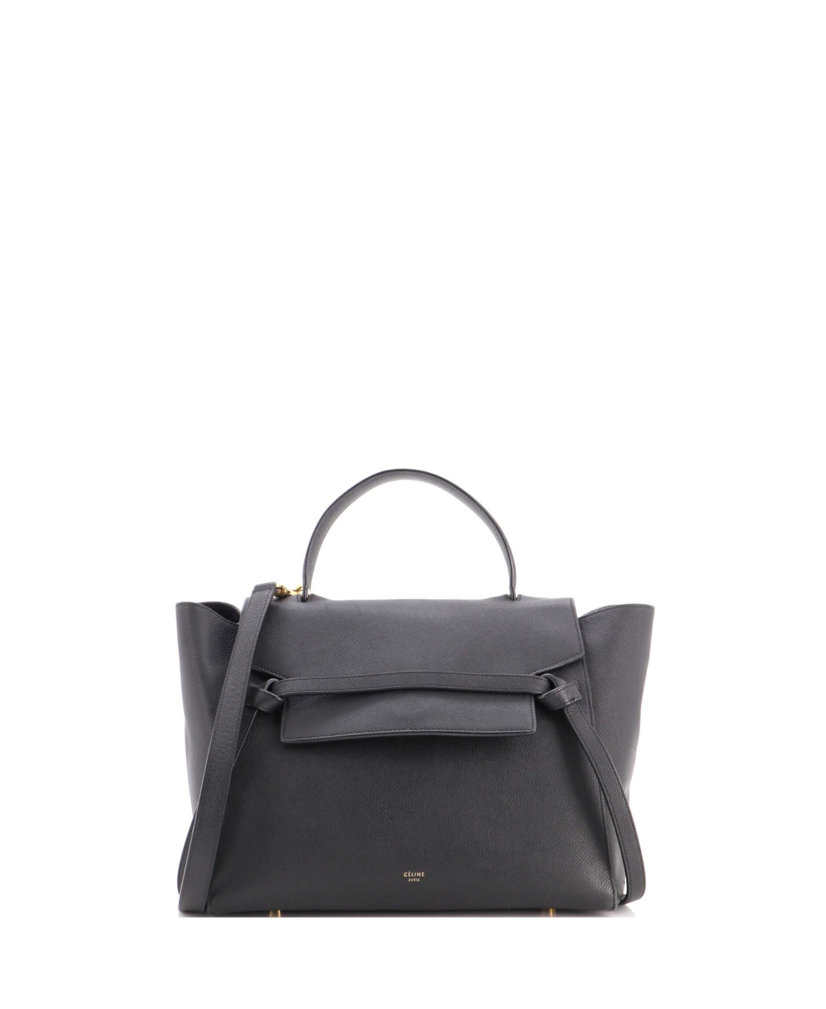 Click here for Pre-Owned Celine Mini Belt Bag Textured Leather -... prices
