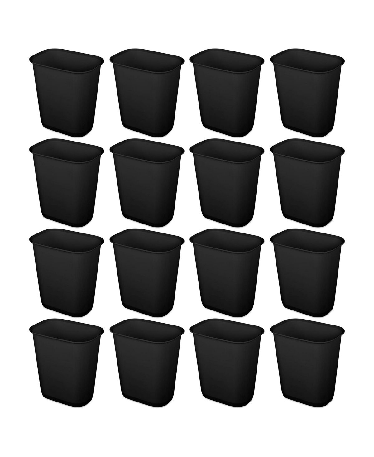 Click here for Sterilite 3 Gallon Rectangular Wastebasket Small H... prices