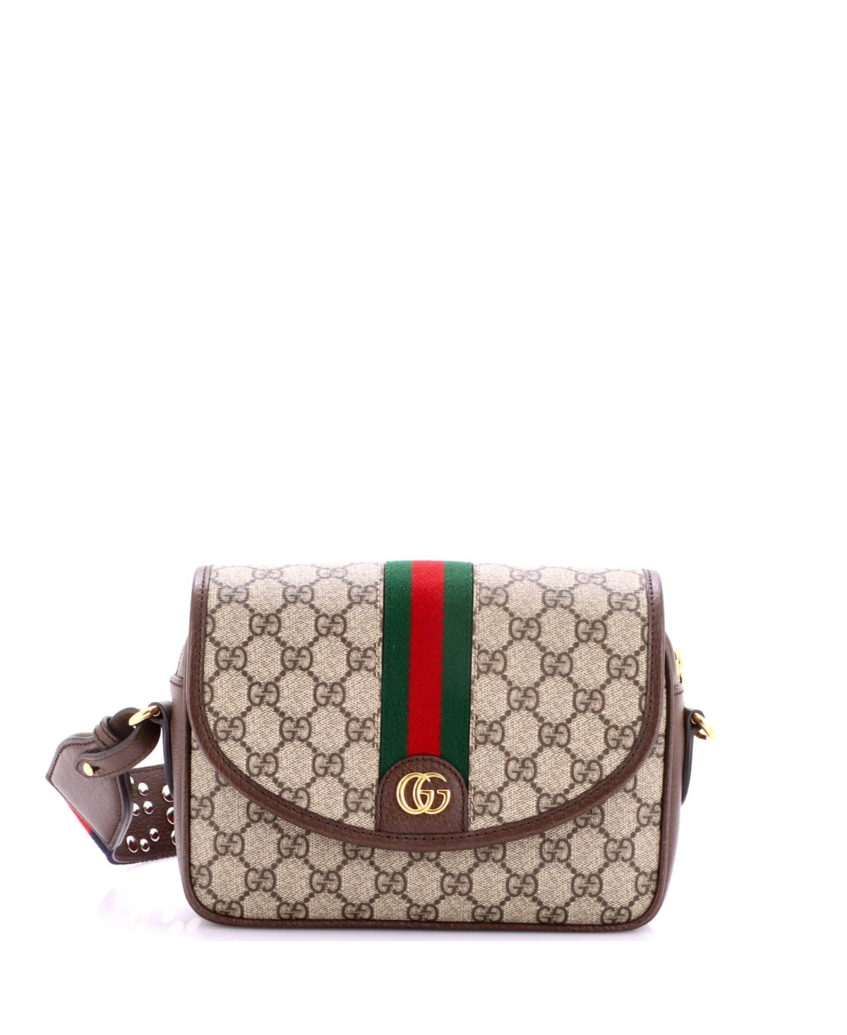 Click here for Pre-Owned Gucci Small Ophidia Flap Shoulder Bag Gg... prices
