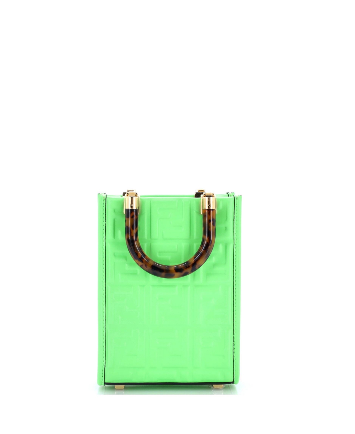 Click here for Pre-Owned Fendi Mini Sunshine Shopper Tote Zucca E... prices