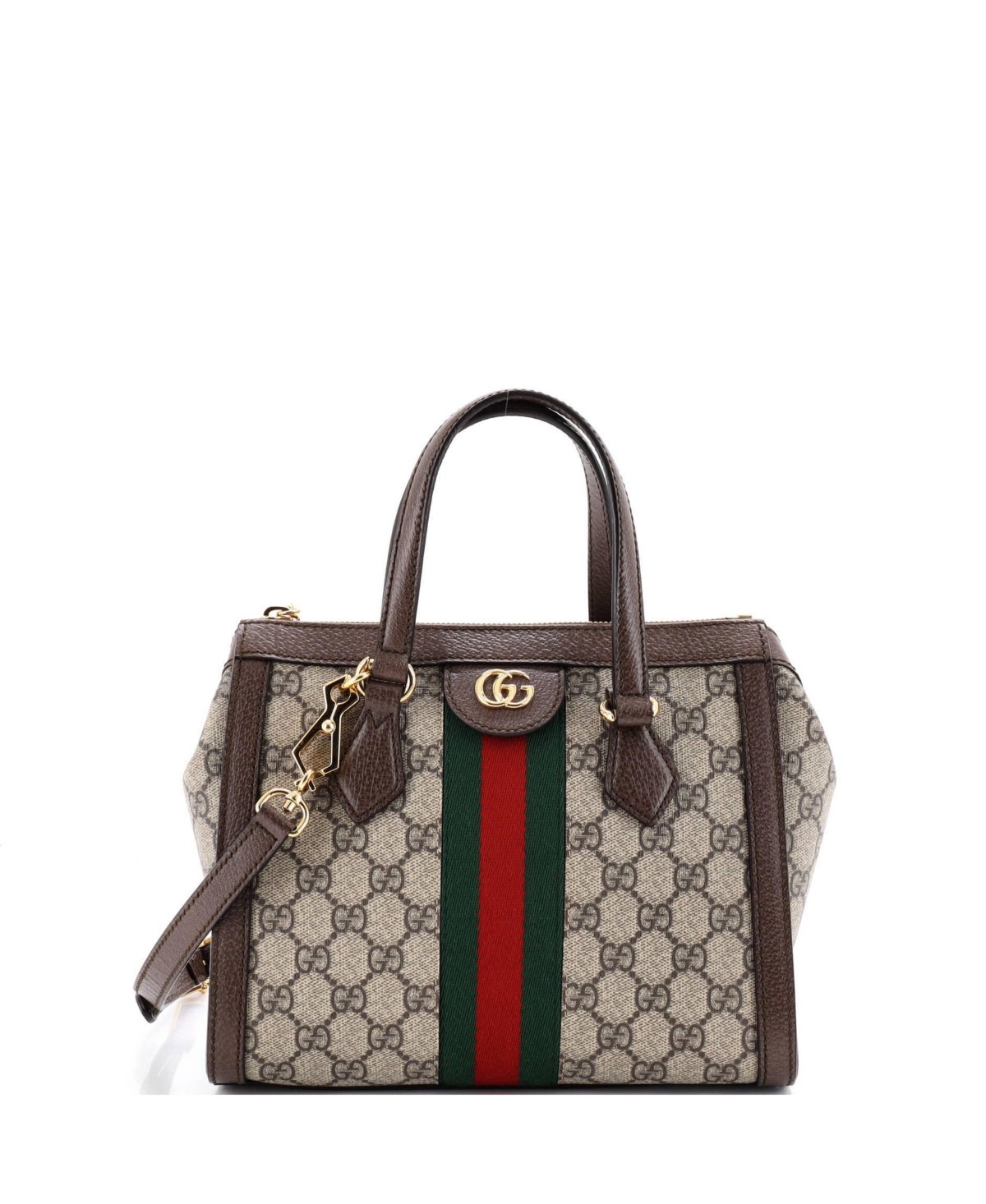Click here for Pre-Owned Gucci Small Ophidia Top Handle Tote Gg C... prices