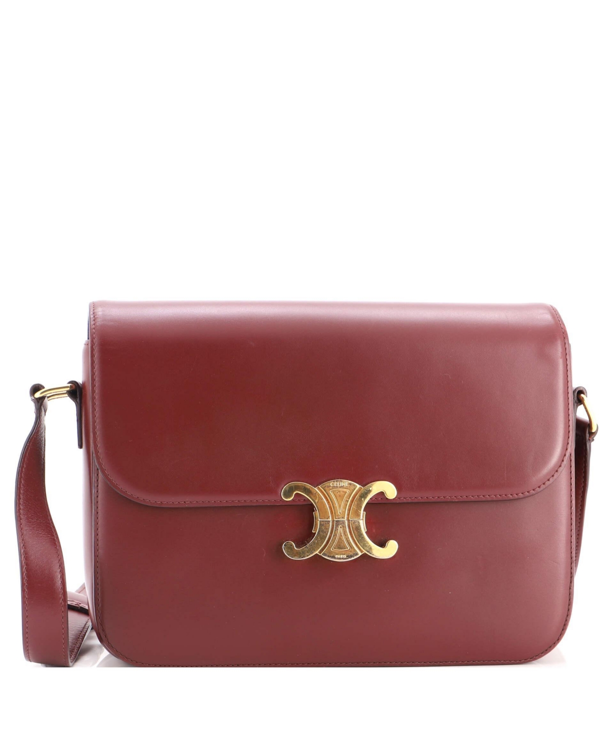 Click here for Pre-Owned Celine Large Triomphe Shoulder Bag Smoot... prices