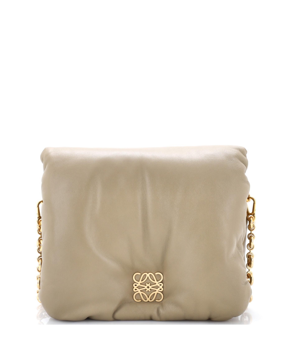Click here for Pre-Owned Loewe Medium Goya Puffer Bag Leather - G... prices