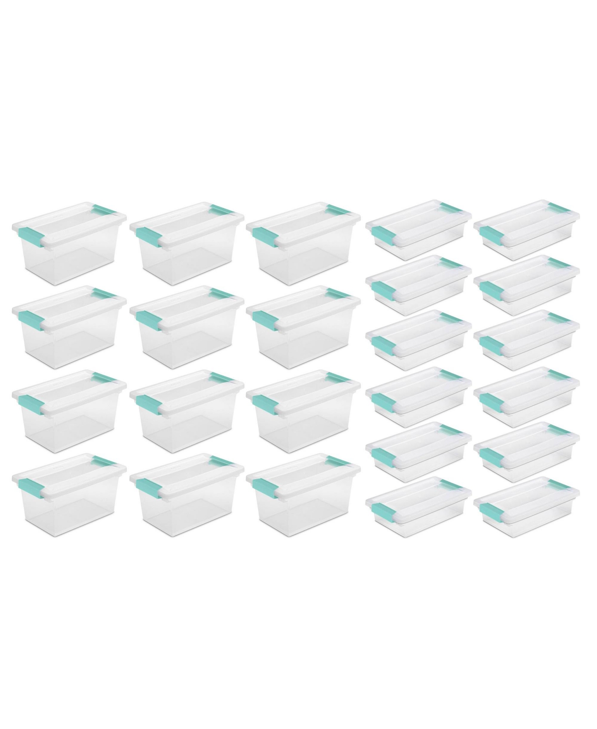 Click here for Sterilite Medium Clip Storage Tote  12 Pack  and S... prices