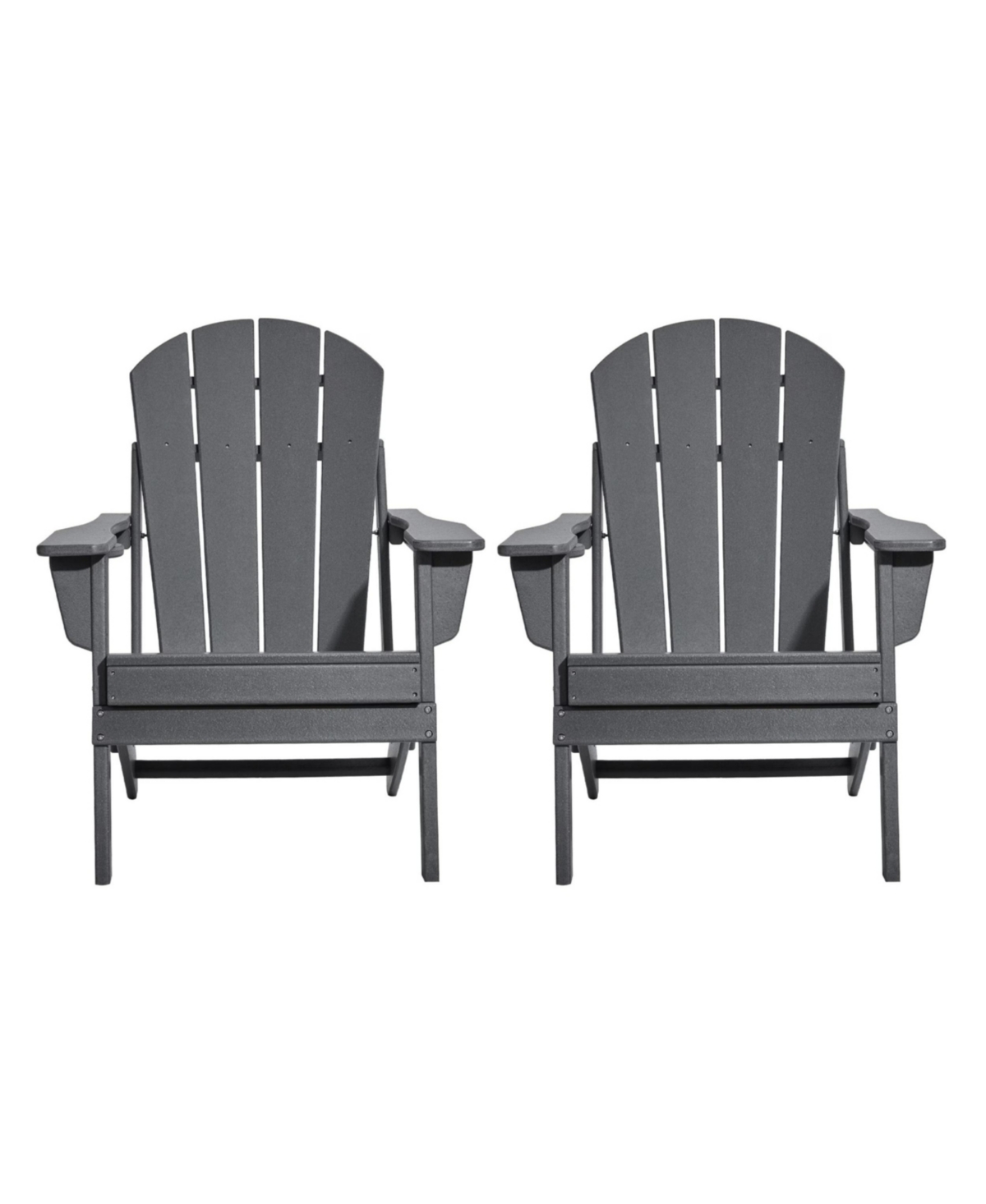 Click here for Yiortwo Set of 2 Adirondack All Weather Folding Ou... prices