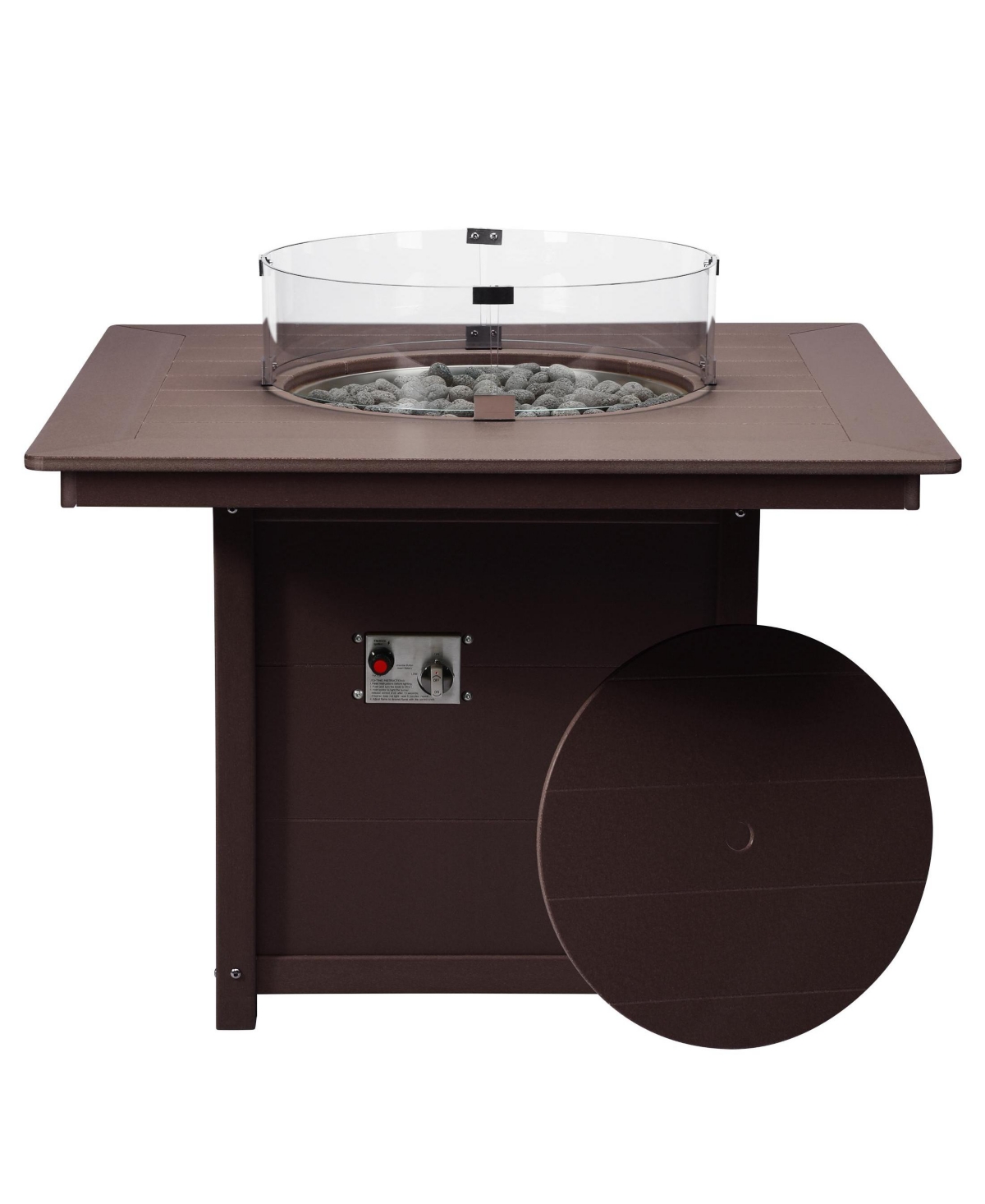 Click here for WestinTrends Modern Outdoor Patio Propane 42 Squar... prices