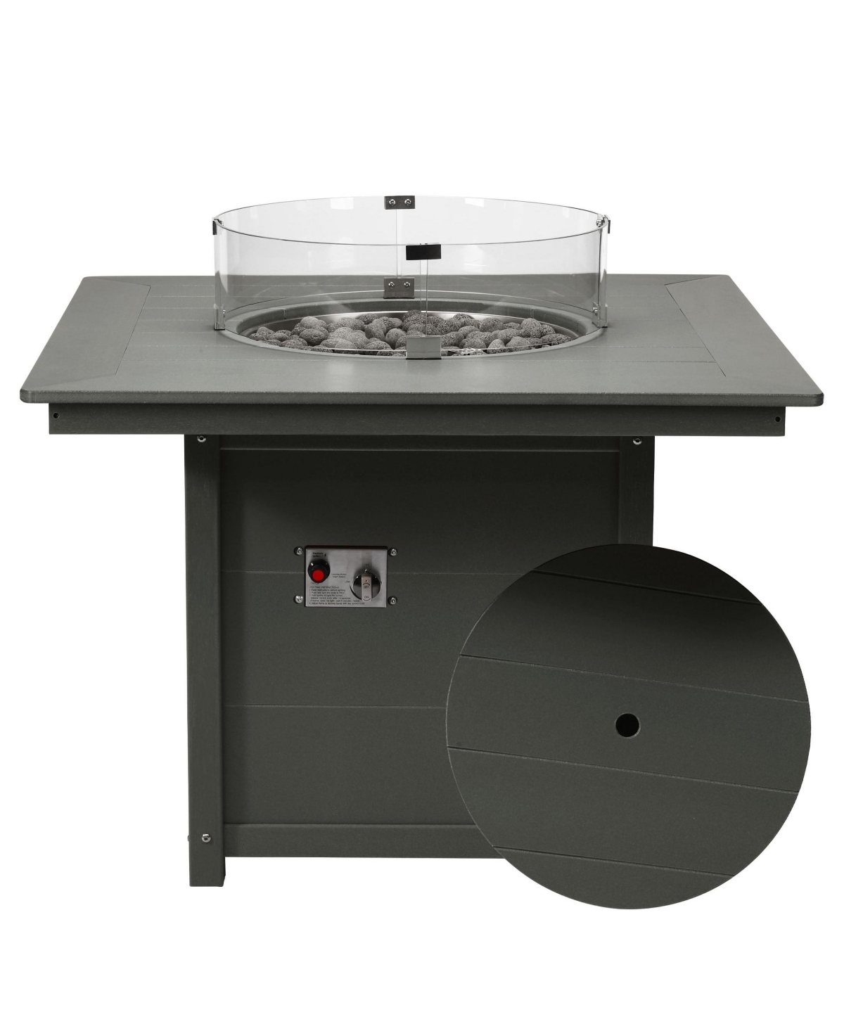 Click here for WestinTrends Modern Outdoor Patio Propane 42 Squar... prices
