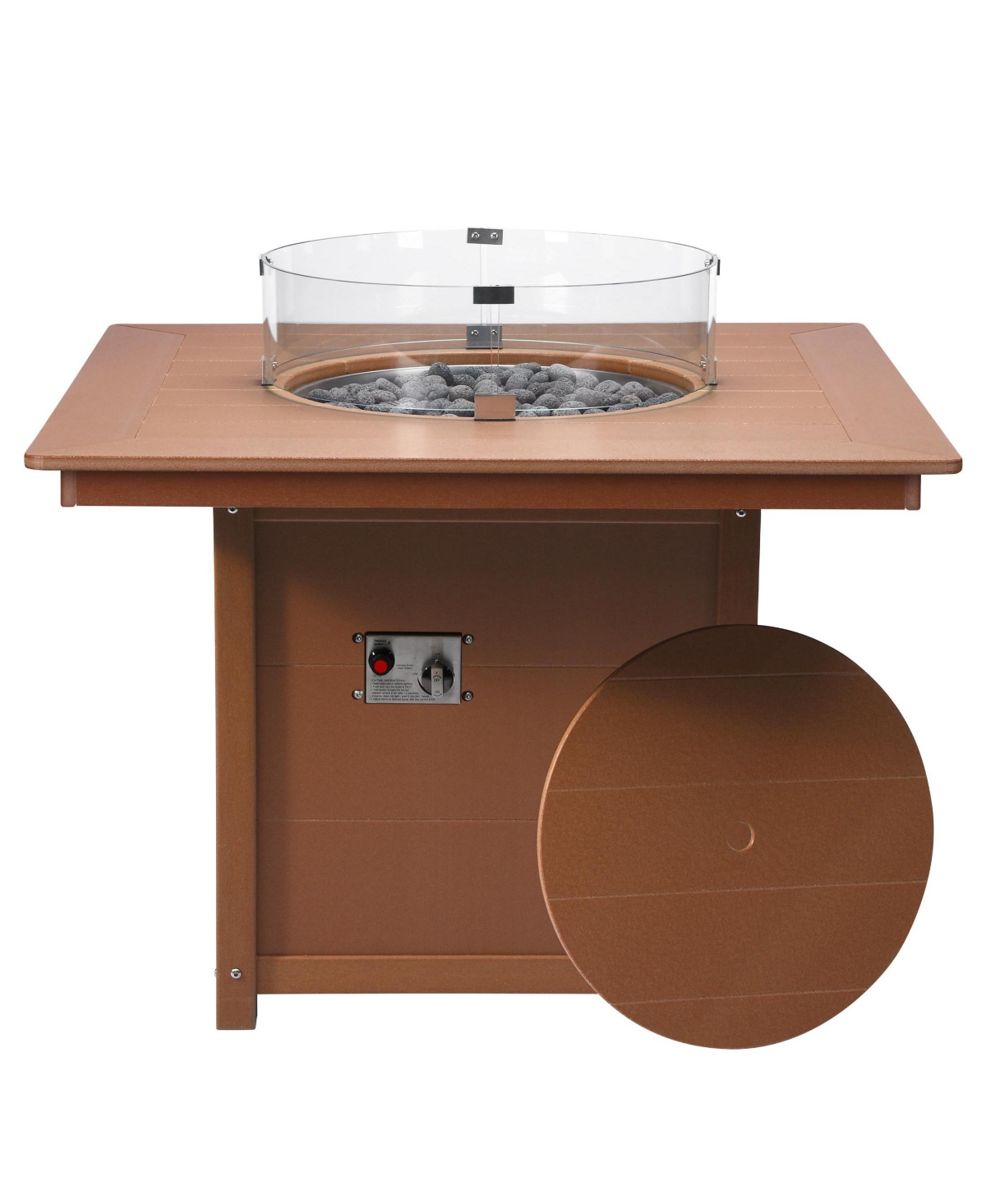 Click here for WestinTrends Modern Outdoor Patio Propane 42 Squar... prices