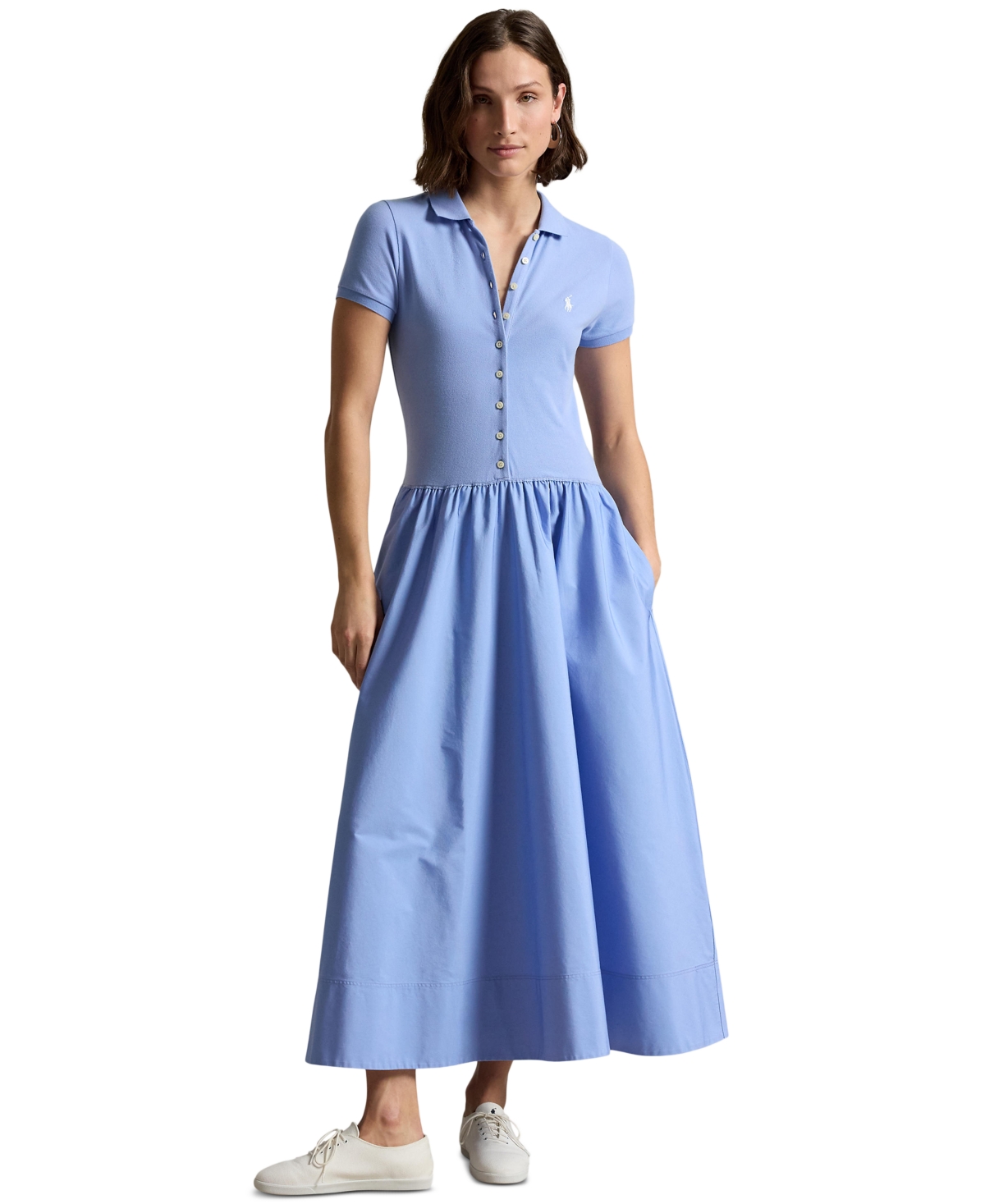Click here for Polo Ralph Lauren Womens Hybrid Mesh Polo Collar A... prices