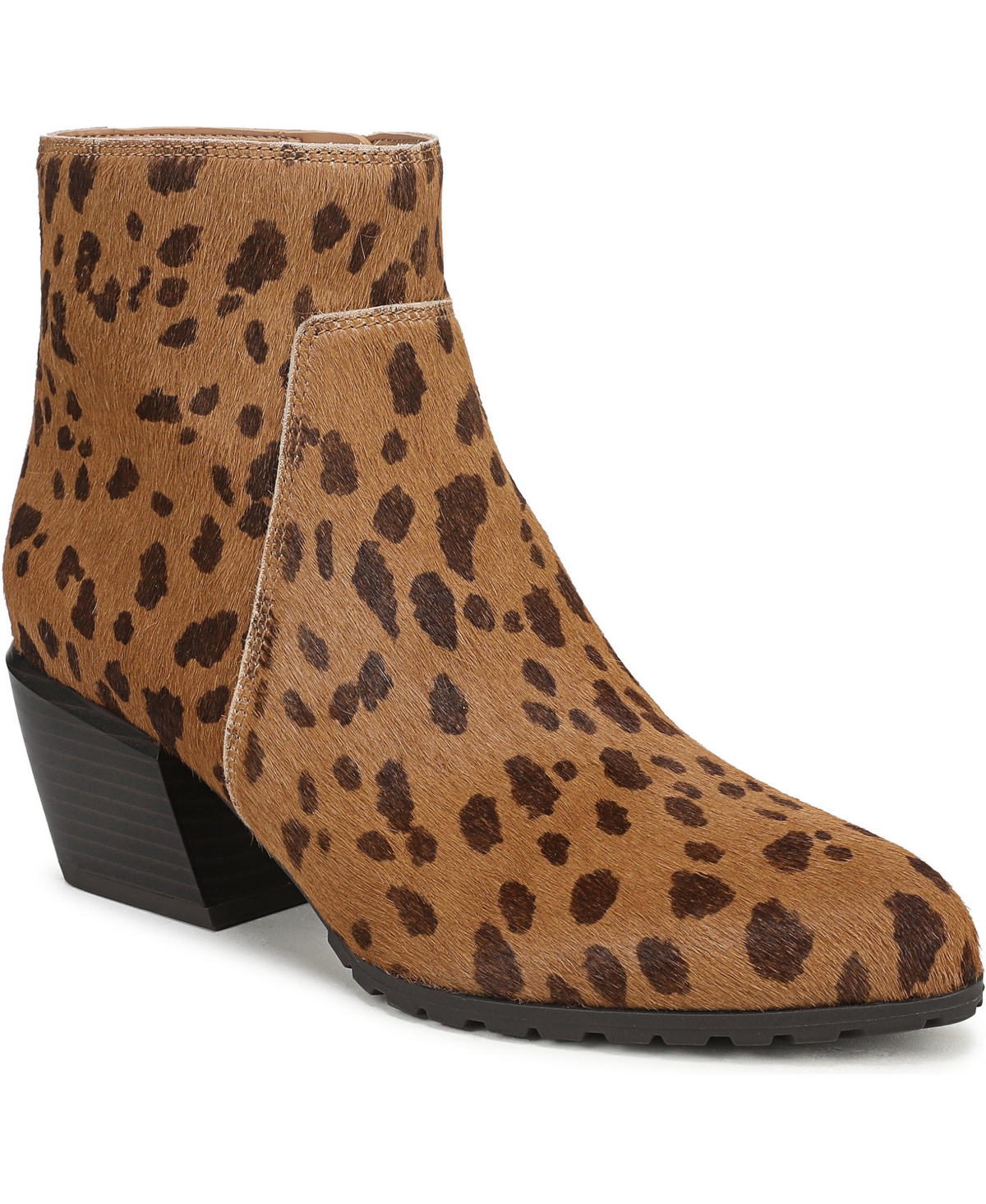 Click here for Vionic Womens Bianca Ankle Booties - Tan leopard c... prices