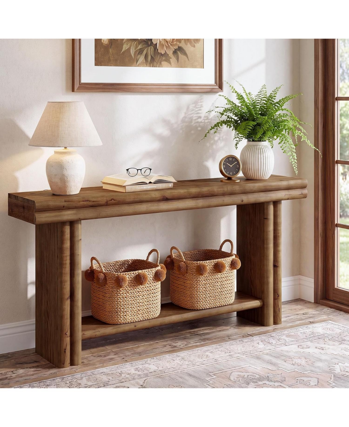 Click here for Tribesigns Solid Wood Console Sofa Table  Farmhous... prices