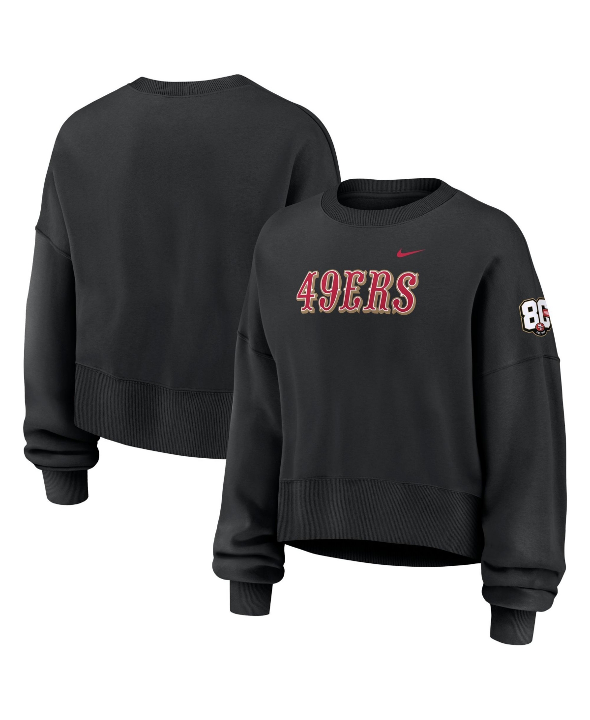 Click here for Nike Womens Black San Francisco 49ers 80th Anniver... prices