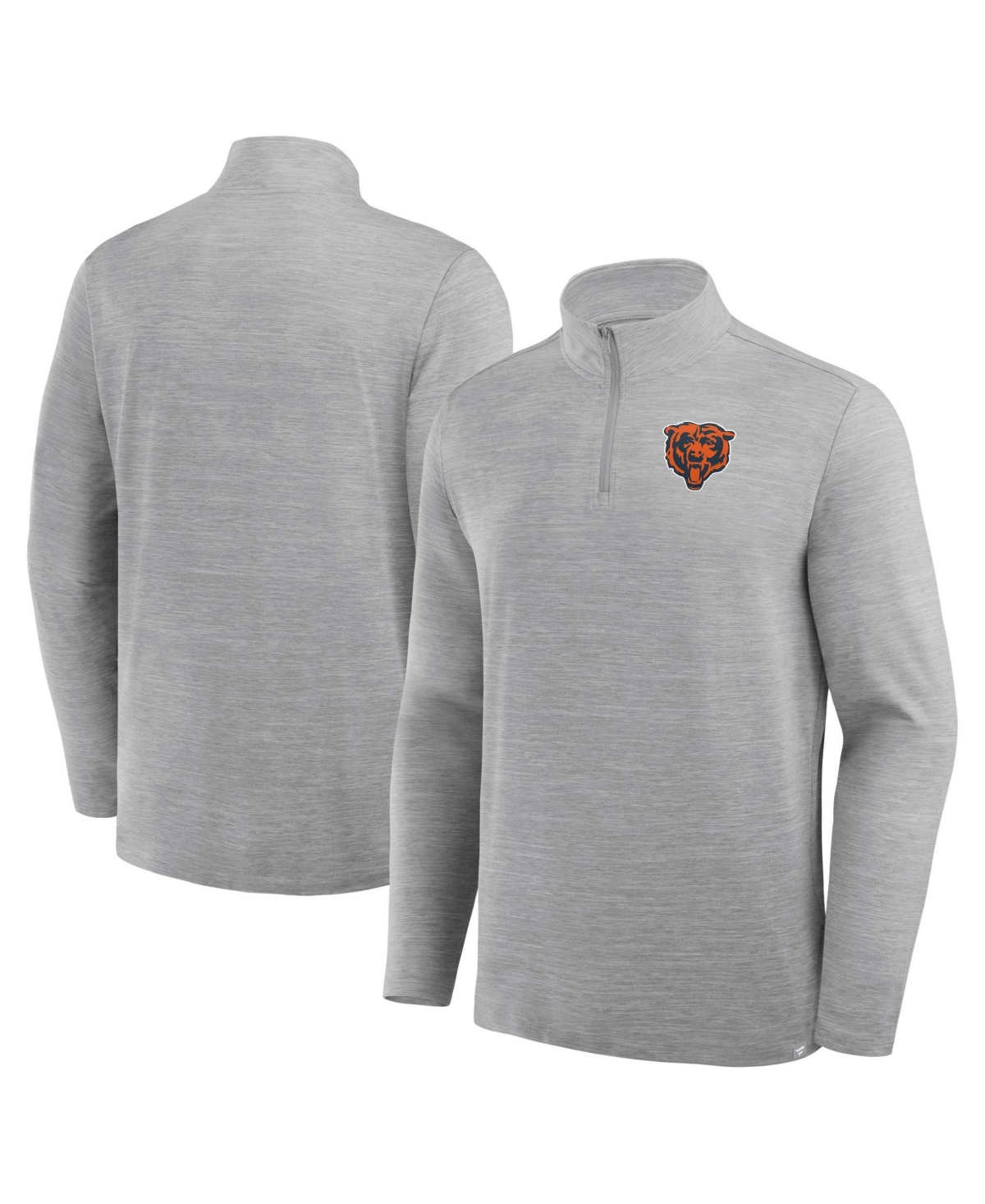 Click here for Fanatics Mens Heather Gray Chicago Bears Clutch Qu... prices