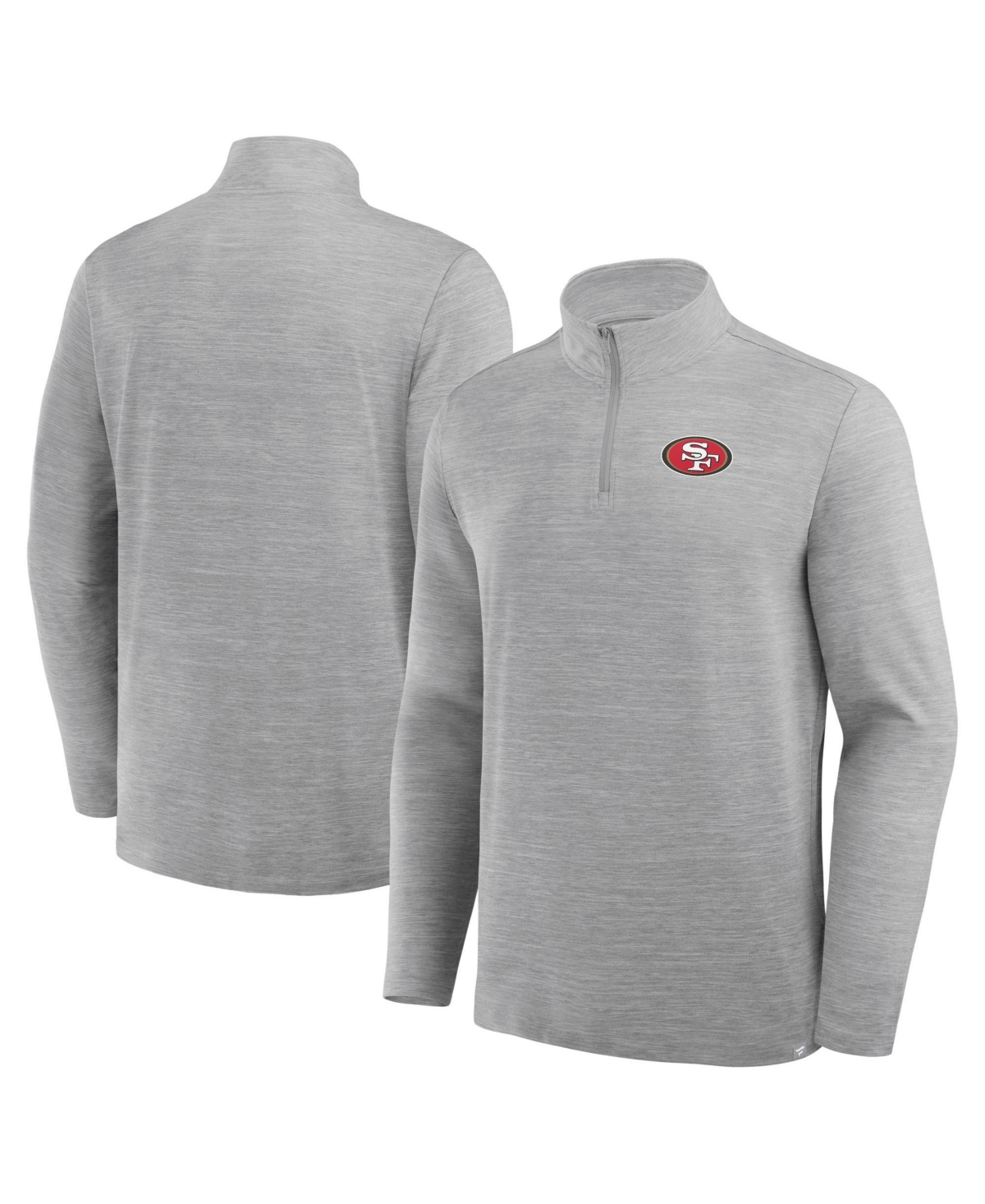 Click here for Fanatics Mens Heather Gray San Francisco 49ers Clu... prices