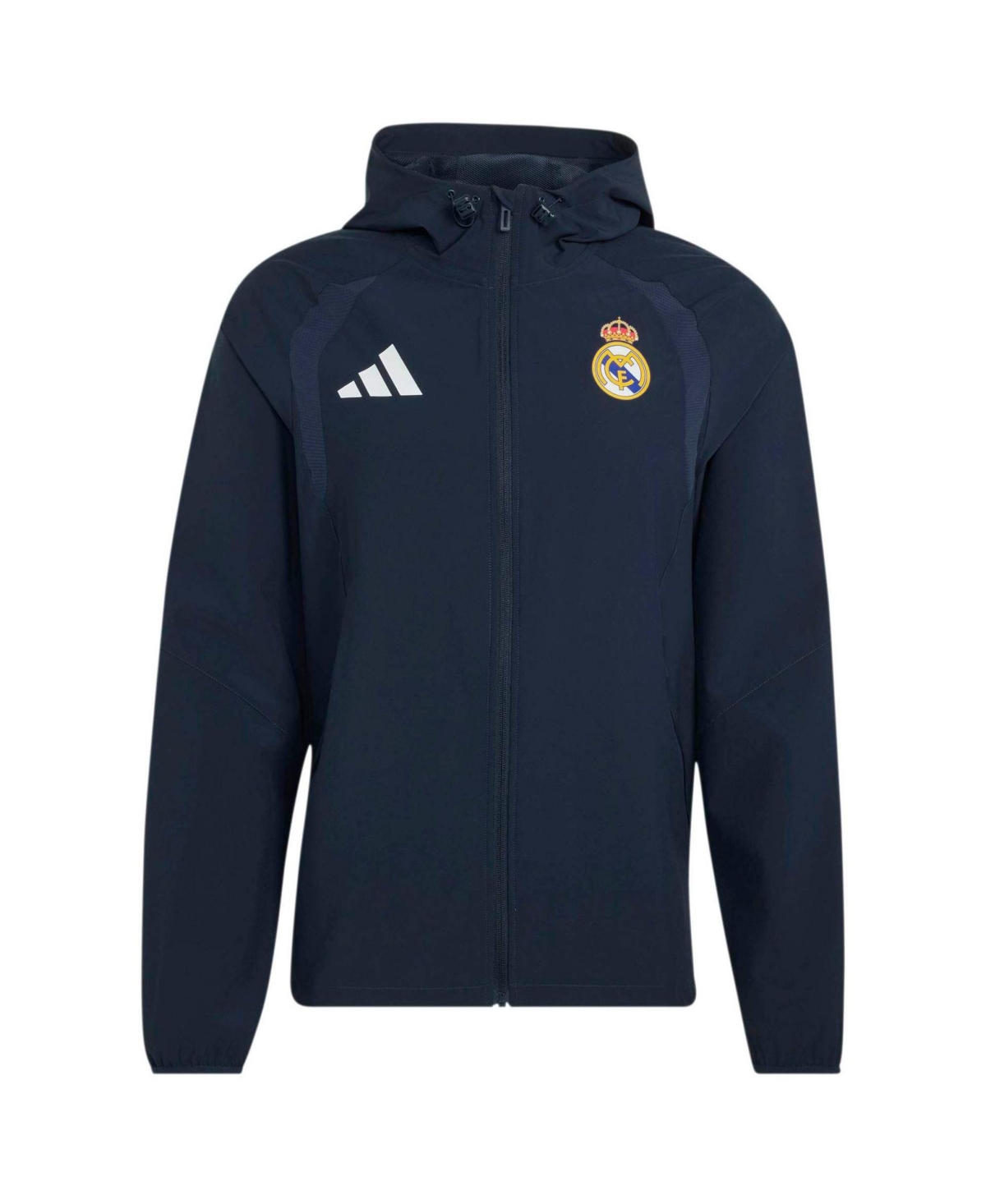 Click here for Adidas Mens Navy Real Madrid Tiro Travel Full-Zip... prices