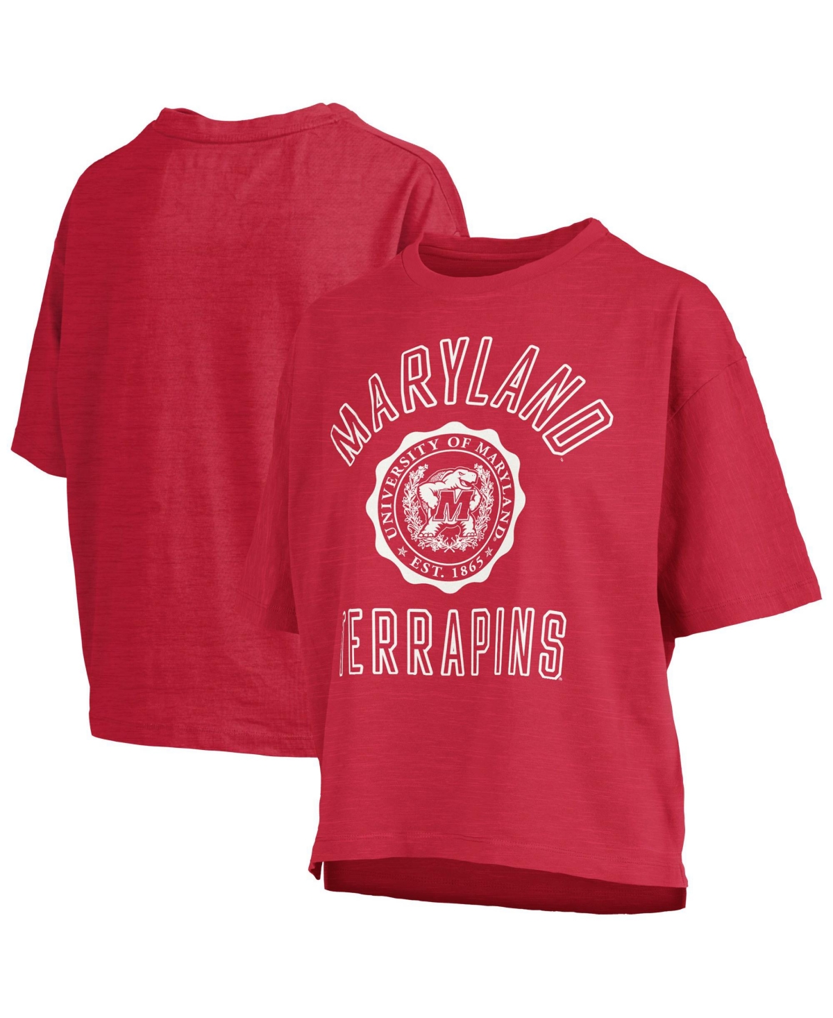 Click here for Pressbox Womens Red Maryland Terrapins Motley Crew... prices