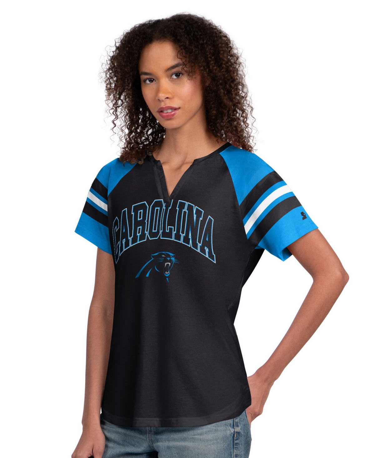 Click here for Starter Womens Black Carolina Panthers Game On Not... prices